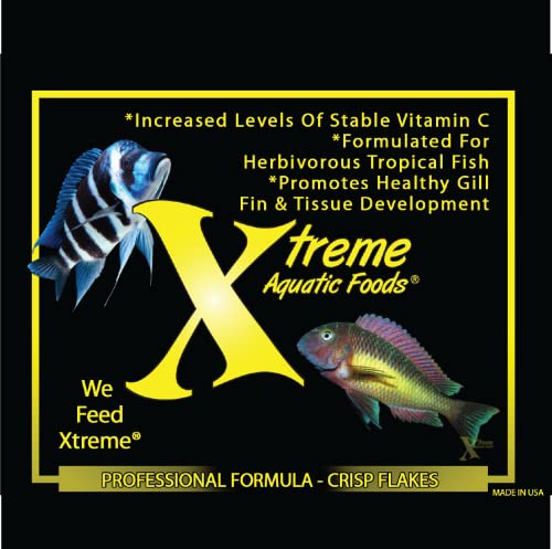 Xtreme Aquatic Foods 2227-E Spirulina Flake, 3 oz