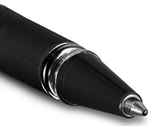 Linc Glycer Smooth Ball Point Pen, Soft Grip, 1.00mm Tip, 36-Count, Black