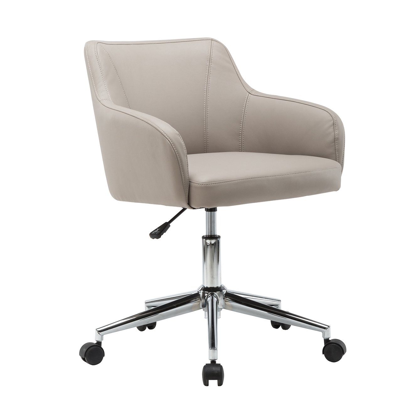 Techni Mobili Comfy and Classy Home Office Chairs, Beige