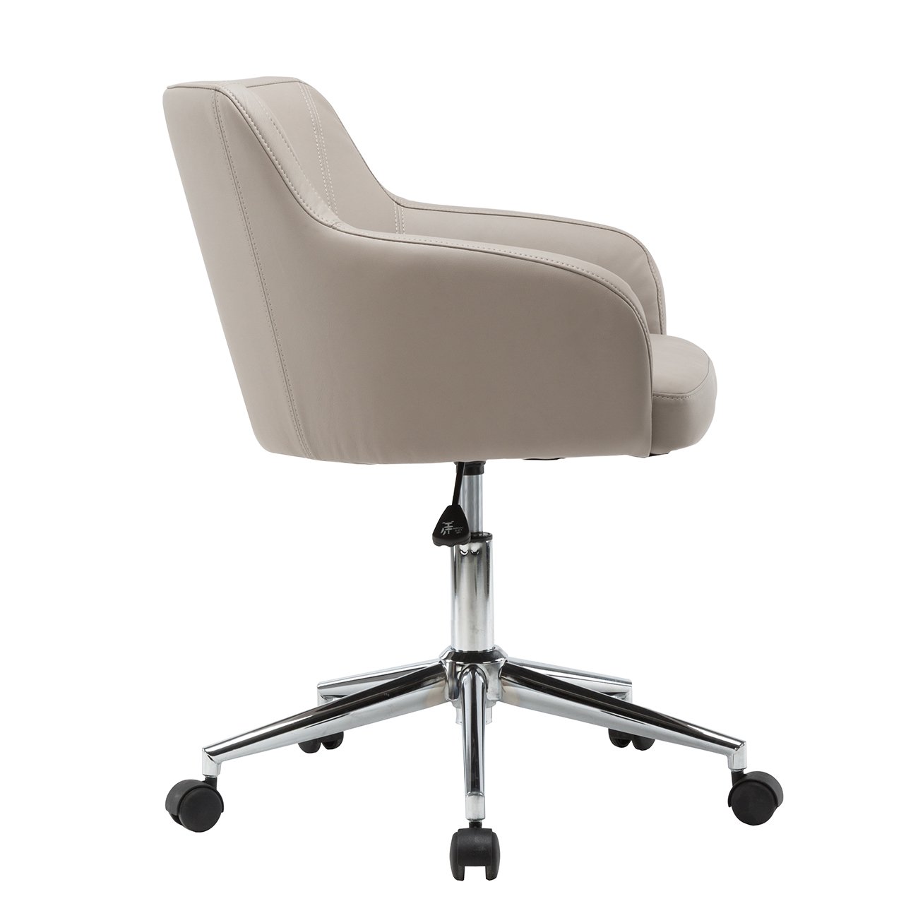 Techni Mobili Comfy and Classy Home Office Chairs, Beige