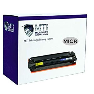 MICR Toner International Compatible Magnetic Ink Cartridge Replacement for HP 201A CF400A Laser Printers M252dw M252n M277c6 M277n M277dw MFP