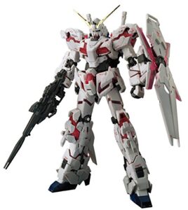 bandai hobby rg 1/144 unicorn gundam uc model kit figure, multi-colored, 8" (ban216741)