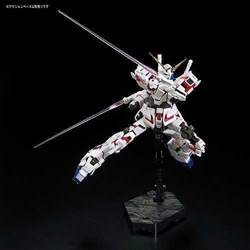 Bandai Hobby RG 1/144 Unicorn Gundam UC Model Kit Figure, Multi-Colored, 8" (BAN216741)