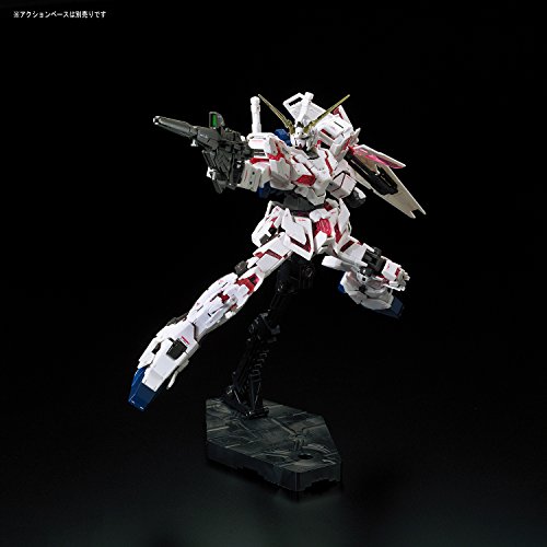 Bandai Hobby RG 1/144 Unicorn Gundam UC Model Kit Figure, Multi-Colored, 8" (BAN216741)