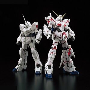 Bandai Hobby RG 1/144 Unicorn Gundam UC Model Kit Figure, Multi-Colored, 8" (BAN216741)