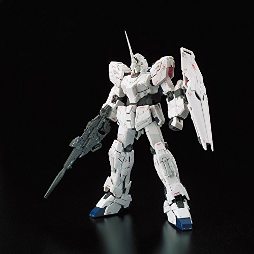 Bandai Hobby RG 1/144 Unicorn Gundam UC Model Kit Figure, Multi-Colored, 8" (BAN216741)