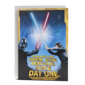 hallmark star wars birthday card (happy birthday, young jedi)