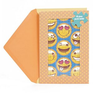 hallmark birthday card (emoji puzzle)