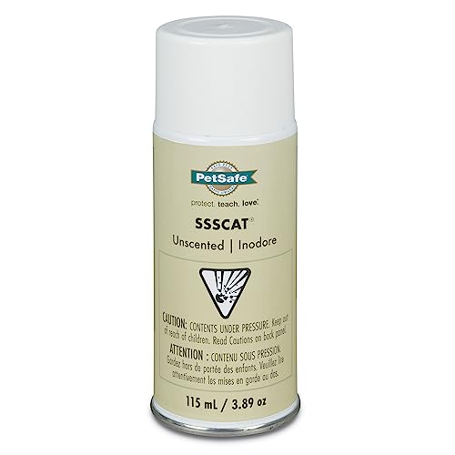 PetSafe SSSCAT Spray Replacement Can Only – Use with SSSCAT Spray, Dog and Cat Deterrent System - Keeps Areas Pet Proof – Environmentally Friendly Training Repellent - Protect Your Pets and Furniture