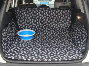 pet dog trunk cargo liner - oxford car suv seat cover - waterproof floor mat for dogs cats - washable dog accessories