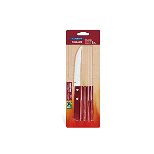 Tramontina Knives Set, Stainless Steel, Red, 30 x 30 x 30 cm