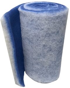 encompass all classic bonded filter pad for ponds and aquariums - cut to fit 12x72 - blue/white