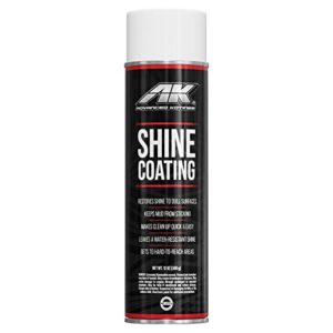 advanced kotings high gloss shine coating spray | revives dull surfaces, uv protectant, vinyl, rubber, plastic, easy off-road clean-up, atv, utv, dirt bikes surfaces | net weight 12oz - single bottle