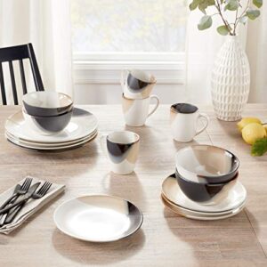 Gourmet Basics by Mikasa Caden 16-Piece Dinnerware Set, Service for 4 - ,Assorted