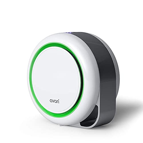 AVARI™ 525 Green Desktop Personal Air Purifier for Filtering Personal Breathing Zone. Ultra Quiet Electro-Static Filters to 0.1 Micron