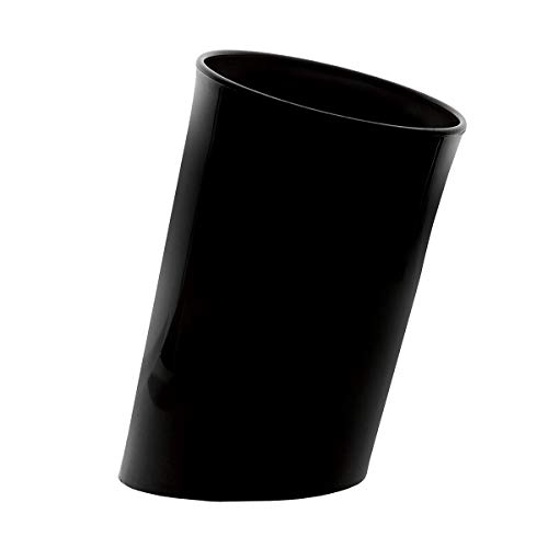 Danese Milano Waste Paper Bin in Waiting Black