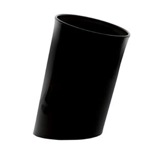 danese milano waste paper bin in waiting black