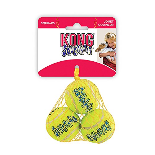 KONG Air Dog Squeakair Dog Toy Tennis Balls, X-Small, 6-Balls