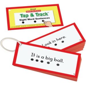 ezread dolch pre-primer tap & track™ sight word sentences