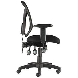 Realspace MFTC 200 Multifunction Ergonomic Super Task Chair, Black Item # 493876