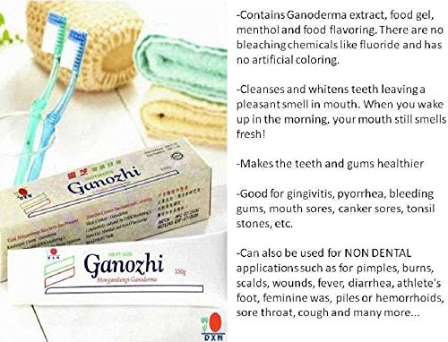 2 Boxes DXN Ganozhi Toothpaste Ganoderma 150g