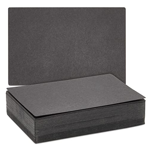 100 Pack Black Index Cards - Perfect for Studying, Office and School Supplies, and DIY Crafts (3x5 Inches) - Ideal for Notetaking and Organization