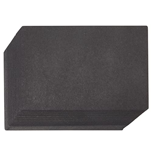 100 Pack Black Index Cards - Perfect for Studying, Office and School Supplies, and DIY Crafts (3x5 Inches) - Ideal for Notetaking and Organization