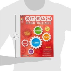 Creative Teaching Press Creative Teaching STEAM Design Challenges Resource Book, Kindergarten (Science, Technology, Engineering, Art, Math) (8207)