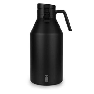 miir, insulated growler for beer, black, 64 oz