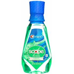 crest scope classic mouthwash, original, 16.9 fl oz (2 pack) (bundle)