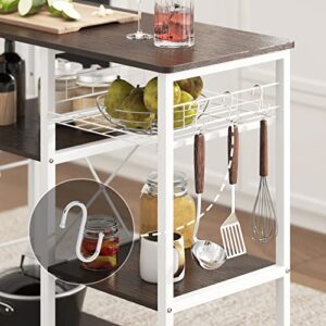 soges 3-Tier Kitchen Baker's Rack Utility Microwave Oven Stand Storage Cart Workstation Shelf, W5s-B