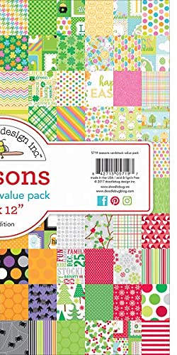 DOODLEBUG 5719 Value Kit Cardstock 12"X12", 50 Sheets