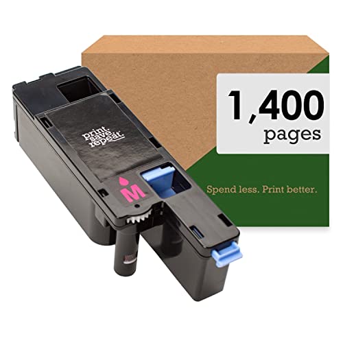 Print.Save.Repeat. Dell XMX5D Magenta High Yield Compatible Toner Cartridge for 1250, 1350, 1355, C1760, C1765 Laser Printer [1,400 Pages]