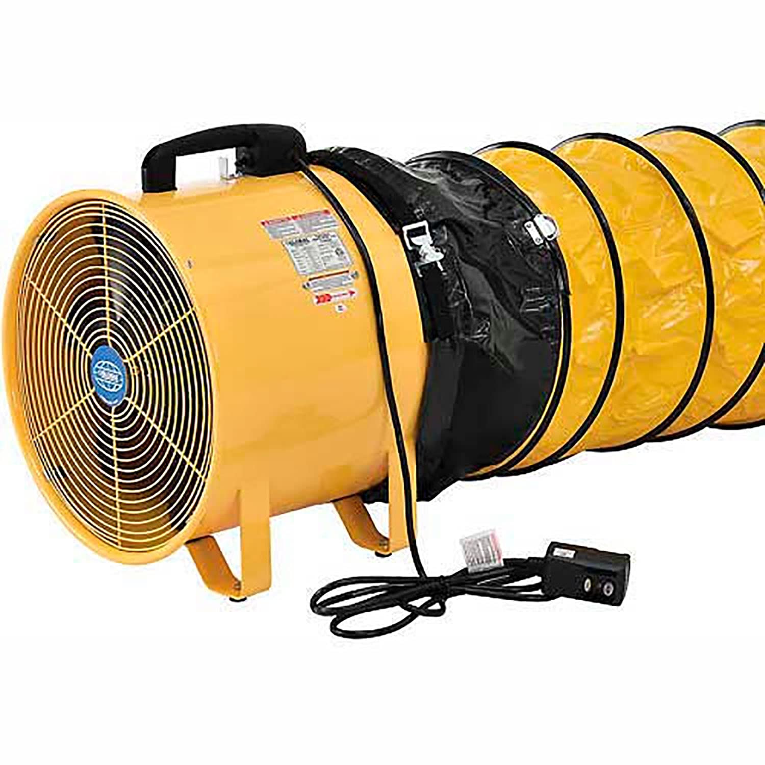 Global Industrial 16" Portable Ventilation Fan With 32' Flexible Ducting