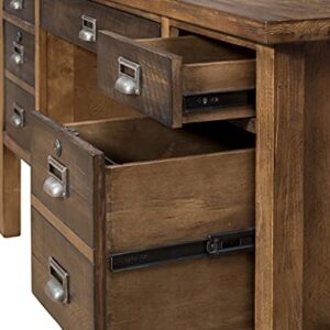 Martin Furniture Heritage Half Pedestal Desk