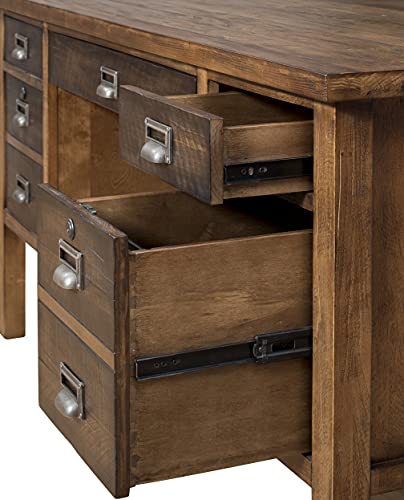 Martin Furniture Heritage Half Pedestal Desk