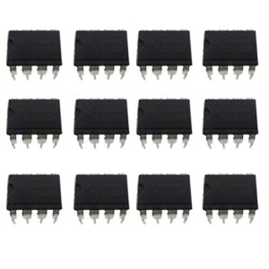 12pcs tl072 tl072cp dip-8 dual low-noise general-purpose operational amplifier