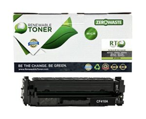 renewable toner compatible micr toner cartridge replacement for hp 410a cf410a laser printers m377 m452 m477