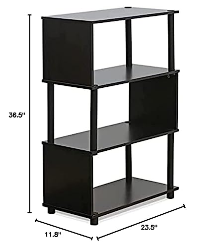 Furinno 4-Tier Flexi Rack, Espresso