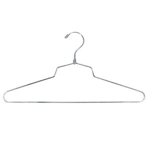 nahanco sld-16hu 16” heavy duty commercial steel metal shirt hanger, chrome (pack of 25)