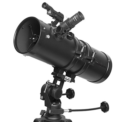 Explore Scientific 88-20114 Aurora Ii Flat Black 114Mm Slow Motion AZ Mount Telescope,