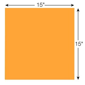 Post-it Super Sticky Big Notes, 15in x 15 in, 1 Pad, 2X the Sticking Power, Neon Orange (BN15)