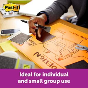 Post-it Super Sticky Big Notes, 15in x 15 in, 1 Pad, 2X the Sticking Power, Neon Orange (BN15)