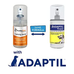 ThunderEase Dog Calming Pheromone Spray | Powered by ADAPTIL | Reduce Anxiety During Travel, Vet Visits and Boarding