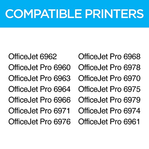 LD Products Compatible Ink Cartridge Replacement for HP 906XL 906 XL T6M18AN 902XL 902 XL High Yield Ink Cartridge (Black, 3-Pack) for OfficeJet Pro 6962 6963 6964 6966 6978 6970 6979 6974 6961