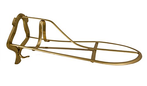 Tack Room Studio Brass Saddle Rack (Brass)