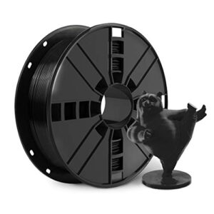 novamaker pla 3d printer filament, black pla filament 1.75m, pla 1kg spool(2.2lbs), dimensional accuracy +/- 0.03mm