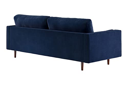 Inmod Matilde Velvet Sofa, Sapphire Blue