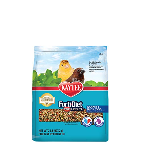 Kaytee Forti-Diet Pro Health Canary & Finch Pet Bird Food, 2 Pound