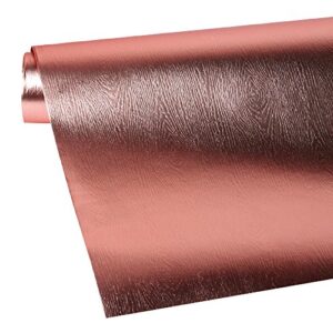 WRAPAHOLIC Wrapping Paper Roll - Basics Glossy Rose Gold for Birthday, Holiday, Wedding, Baby Shower Wrap - 30 inch x 16.5 feet